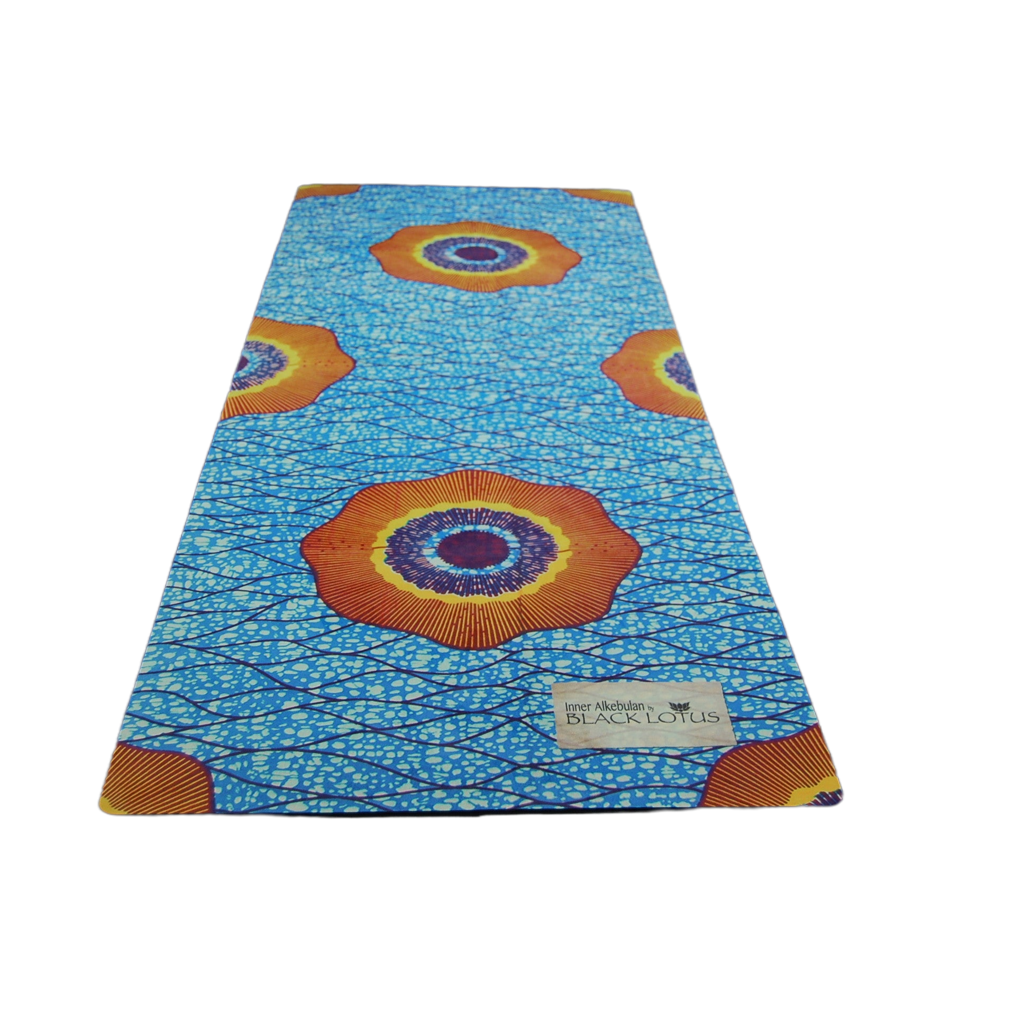 Blue Wax Cloth 1.5mm Natural Rubber Yoga Mat – Lisa Brown's Treasure ...